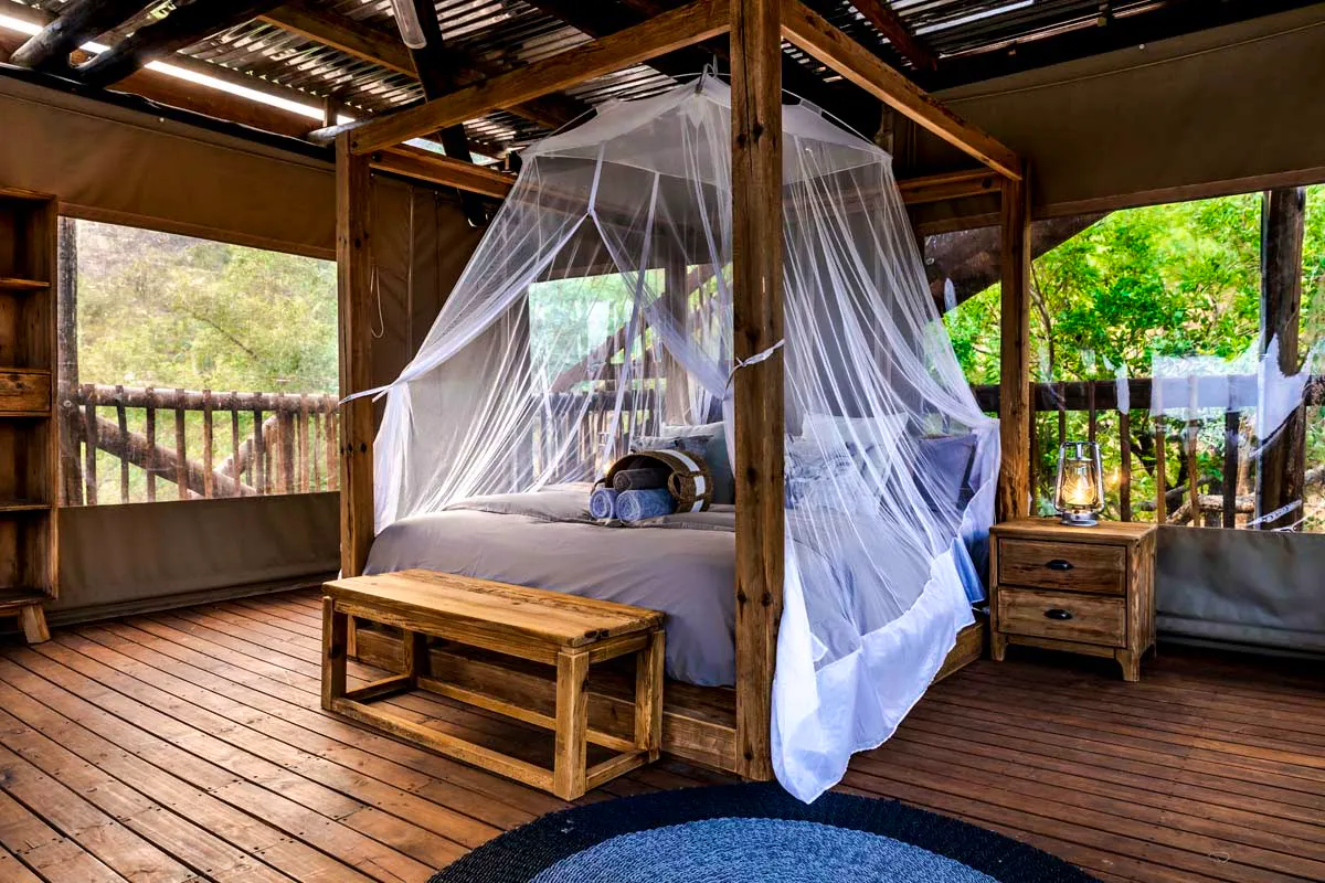 The Tented Log Cabin in Thaba eNtle Pods: A Contemporary Self-catering ...